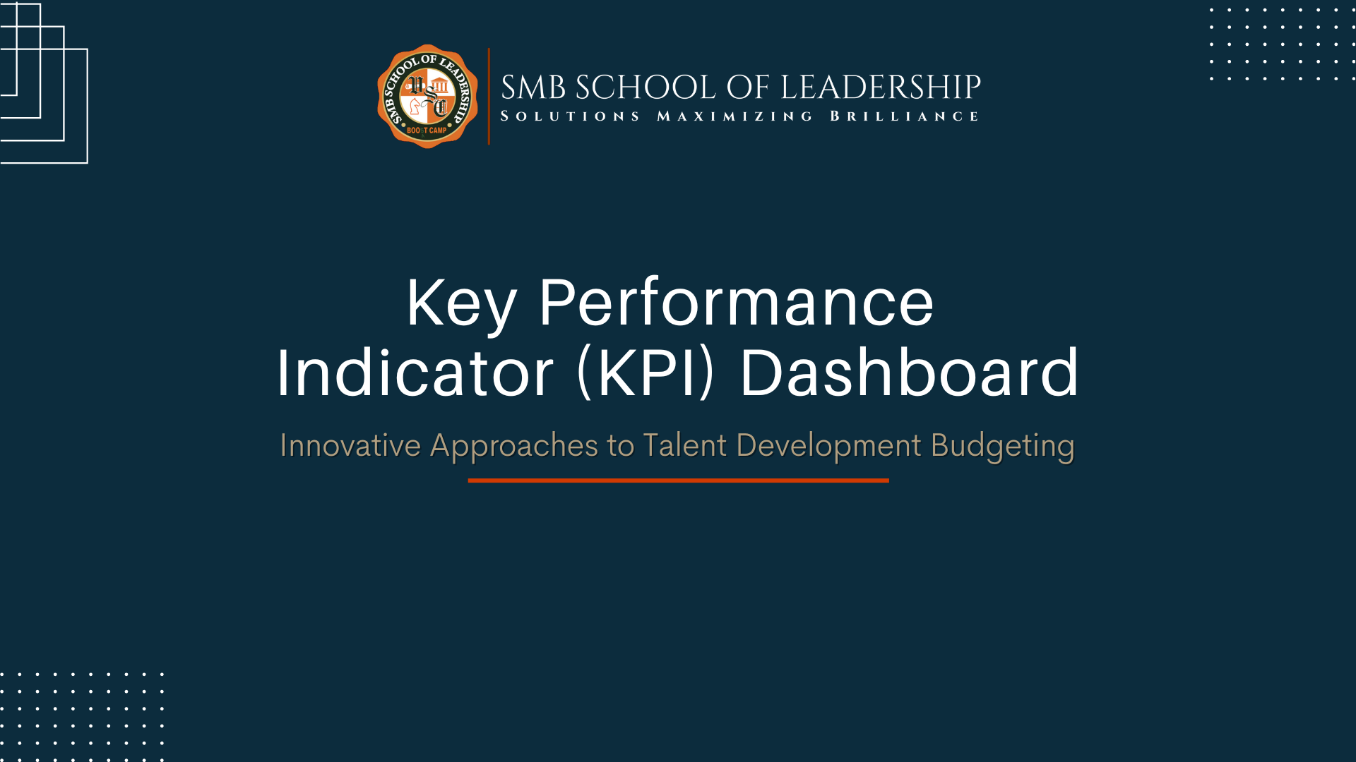 Key Performance Indicator Dashboard | VisionSpot Enterprises