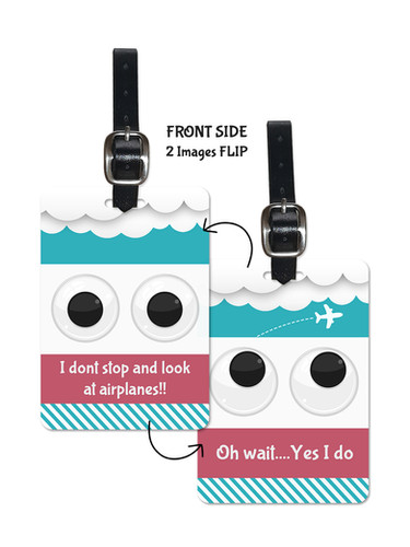 Buy Sky Set of 2 3D Lenticular Luggage Tags - Lentikart