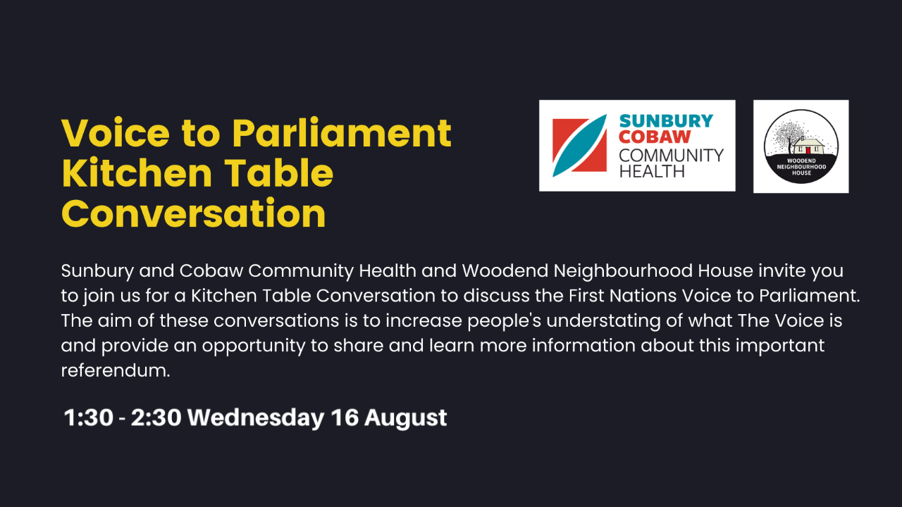 Voice to Parliament Kitchen Table Conversation | Woodend NH