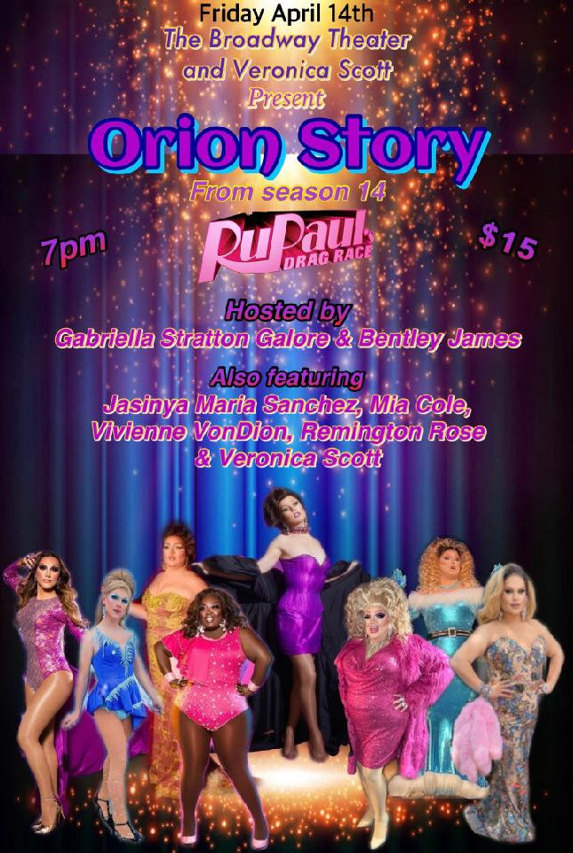 Divas-Orion Story from Season 14 of RuPaul's Drag Race | Broadway Theatre