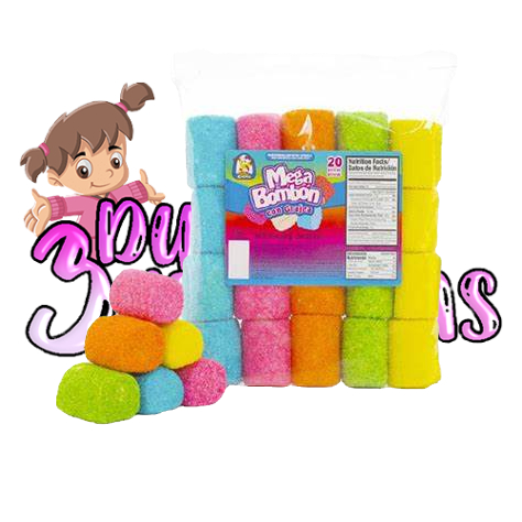 DULCES CACHO MEGA BOMBON CON GRAGEA | DULCERIA 3 HERMANAS