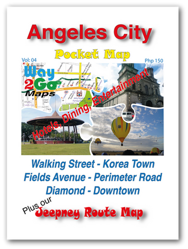 Angeles City Pocket Map | Angeles Map.com