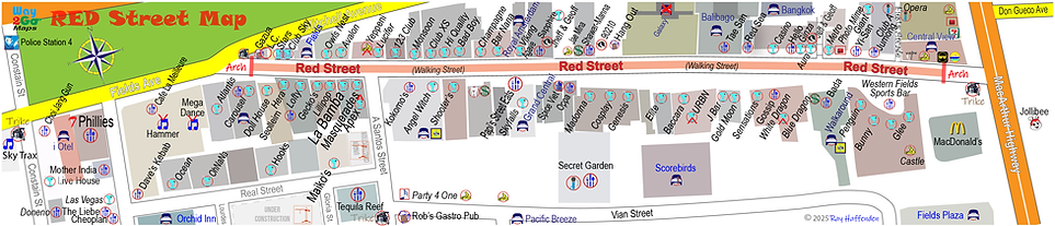 RED Street aka Walking Street | Angeles Map.com