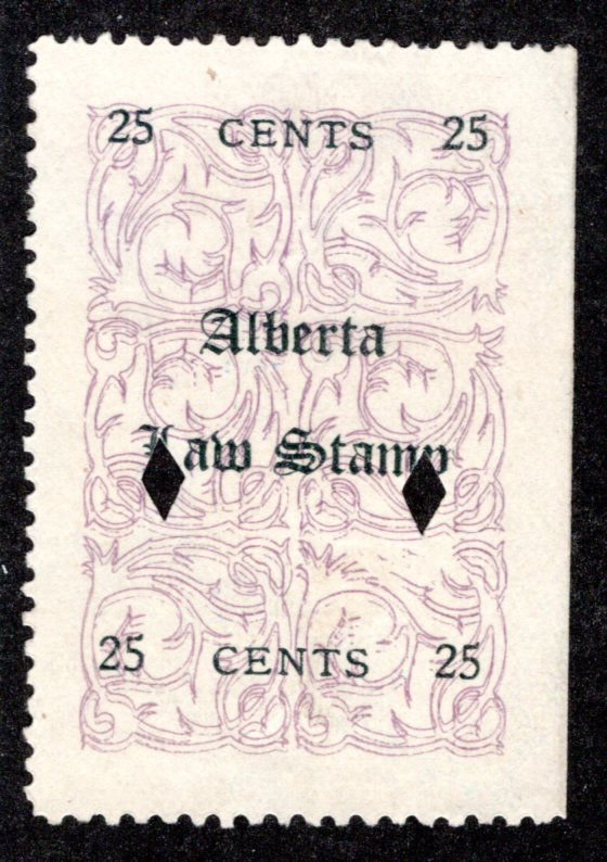 Alberta Law Stamps - Moreland Revenue Stamps