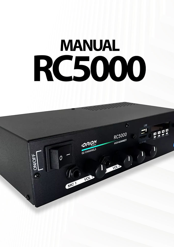 MANUAL RC5000 | Orion Audio