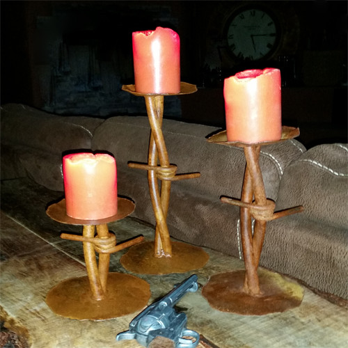 Barb Wire Candle Holders | Bigbarbwire