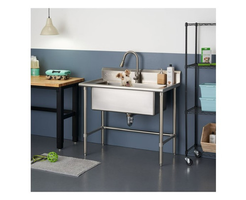 Trinity Stainless Steel Wide Sink | City Liqs