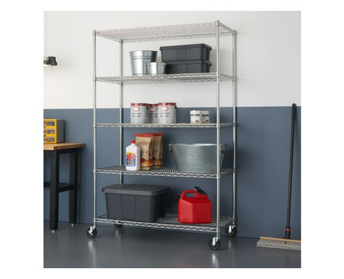 Trinity Commercial Wire 5 Tier Shelving | City Liqs