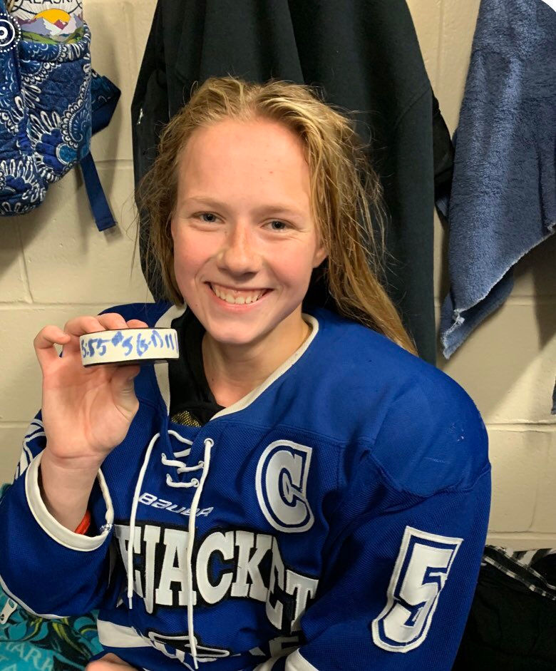 Chloe Nelson Scores the Hat Trick