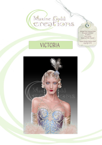 Victoria 18ct 50x69cm 139 col DMC Threads | Maxine Gadd Creation
