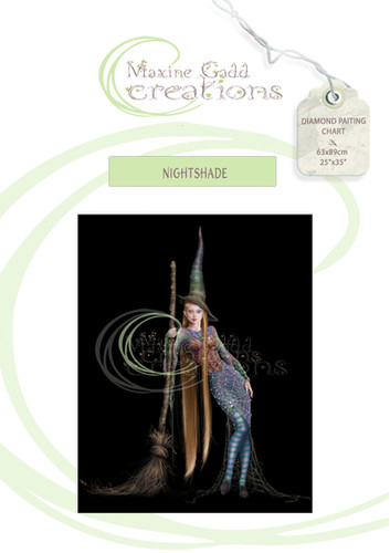 Nightshade Diamond Painting Chart | Maxine Gadd Creation