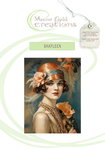 Shayleen 99 DMC Threads 18 ct 356x474 Stitches (502 x 669 cm) (198 x ...