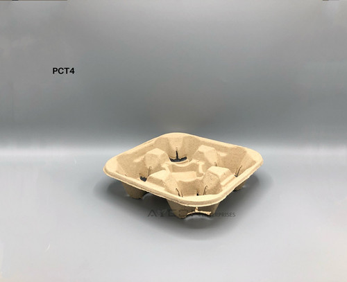 Paper 4-Cup Tray Holder | Ayeon Supply
