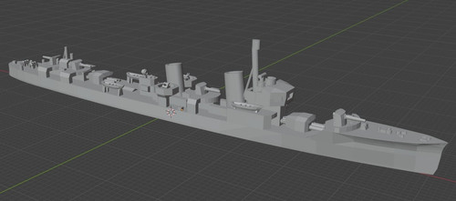 1:700 IJN Mutsuki class Destroyer (V2) | Dobbies Hobbies