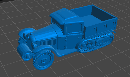 15mm/1:100th Resin WW2 French Citroen P17 Halftrack (Open) | Dobbies ...