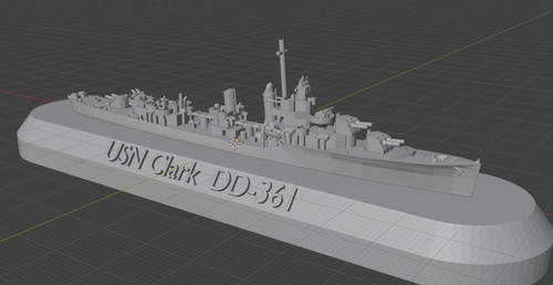 1:700 USN Porter class Destroyer (1945 - 6 x 5 inch guns) | Dobbies Hobbies