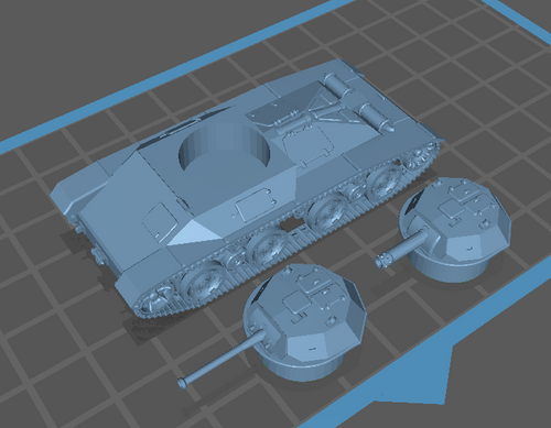 15mm/1:100th Resin WW2 Italian Carro Armato Celere Sahariano | Dobbies ...