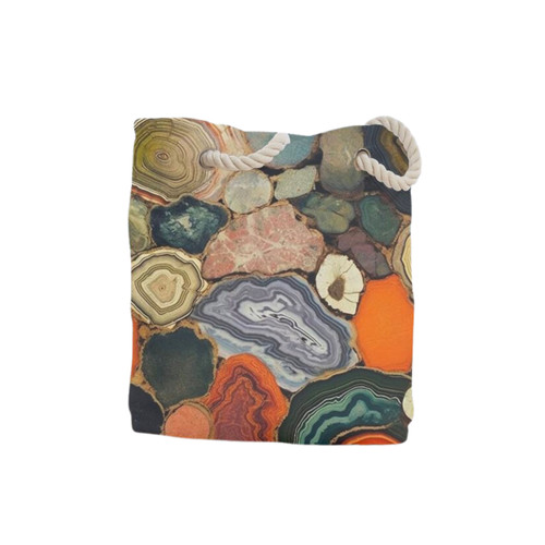 Terry Cloth Rope Tote Bag | House of Brenneve