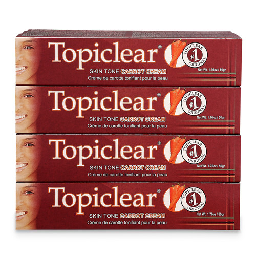 Topiclear Skin Tone Carrot Cream - 12 Pack | Topiclear