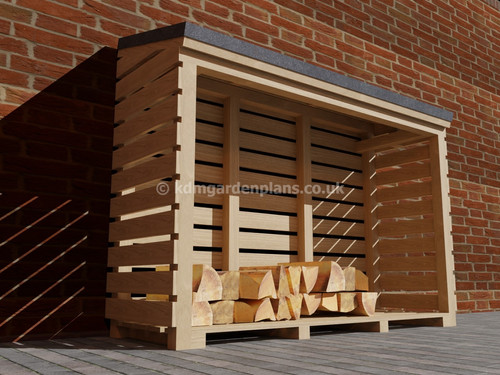 UK Garden Log / Fire Wood Store Woodwork Build Plans | website