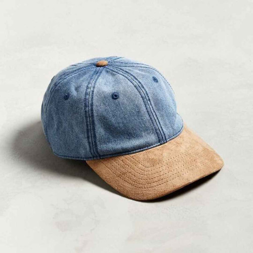 Denim Unisex Baseball Cap Adjustable Strap