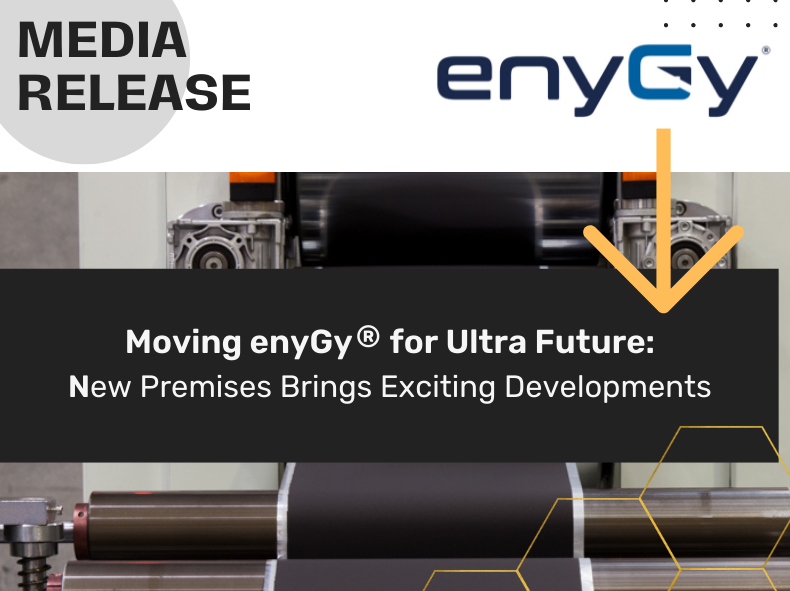 Moving enyGy® for Ultra Future: New Premises Brings Exciting Developments