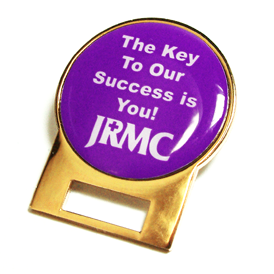 Badge Holder Pin - Printed | BizPins Inc.