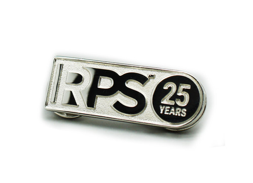 Die Struck Two Tone Pin - Brass | BizPins Inc.