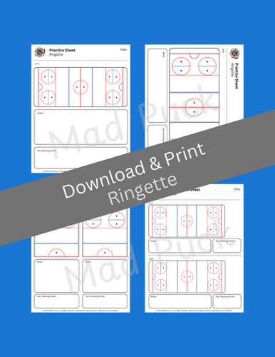 Ringette Practice Planner (Digital Download) | Mad Puck