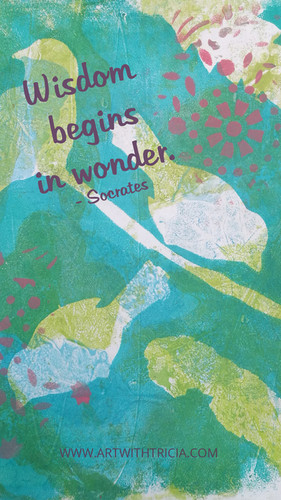 Mobile Wallpaper/Screensaver -Wisdom | Art with Tricia