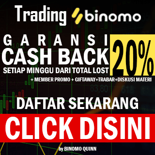 Binomo trading cash back up to 20% | Agus Akira