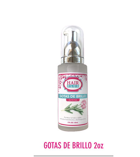 HAIR PLUS GOTAS DE BRILLO 2.OZ | OIL NATURAL’S LLC