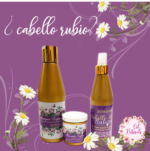 LÍNEA DE MANZANILLA PARA RUBIAS | OIL NATURAL’S LLC