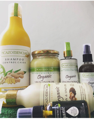 LINEA DE CABELLO JENGIBRE 5 PASOS(gotero o tonico) | OIL NATURAL’S LLC