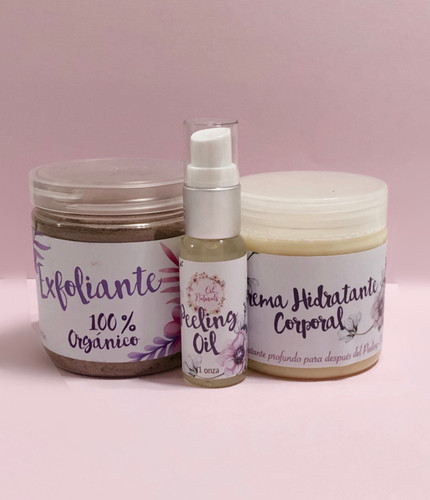 Kit aclarante (exfoliante-peeling oil- crema) | OIL NATURAL’S LLC