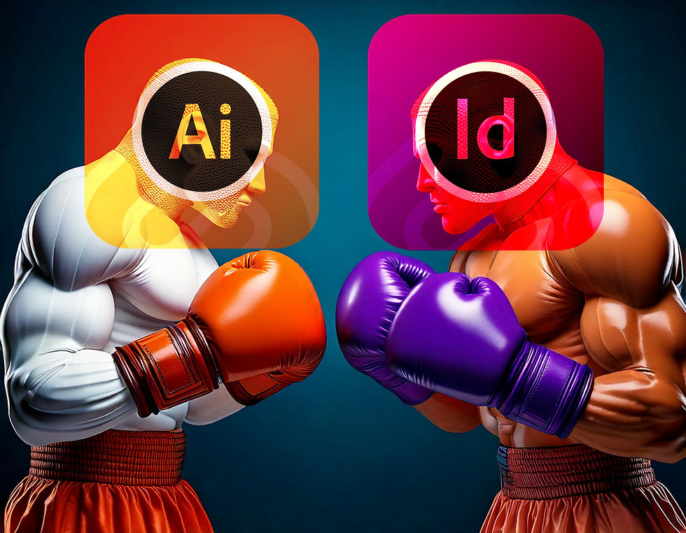 When to Use Adobe Illustrator vs. Adobe InDesign: A 2025 Guide