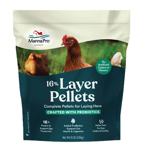 Layer Pellets with Probiotics- Manna Pro | Mother Earths Agway