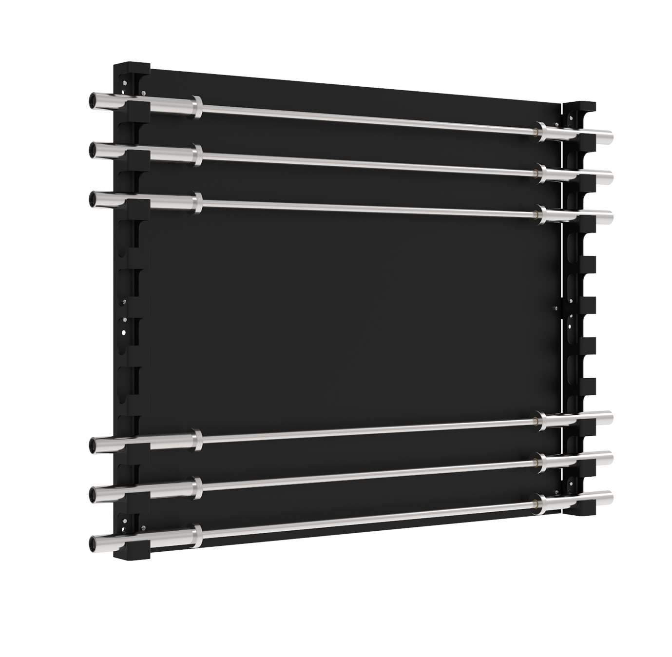 WALL - MOUNTED 10-BAR RACK
