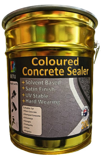 Solvent Based Coloured Concrete Sealer Satin - 20L | Betu.com.au