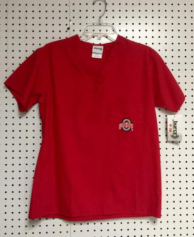 Ohio State Buckeye Unisex Scrub Top | MIROMA LLC