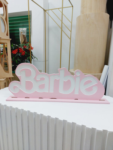 Letrero Barbie | DonFiesta