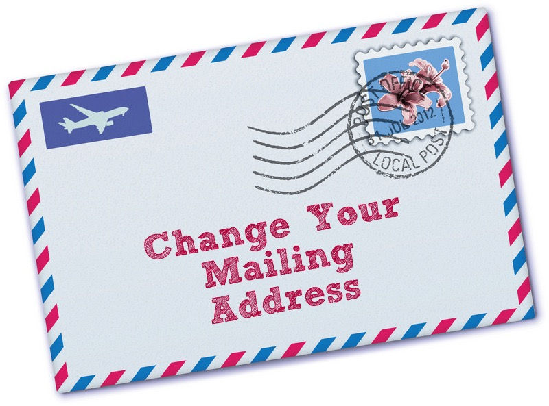New Mailing Address new-mailing-address