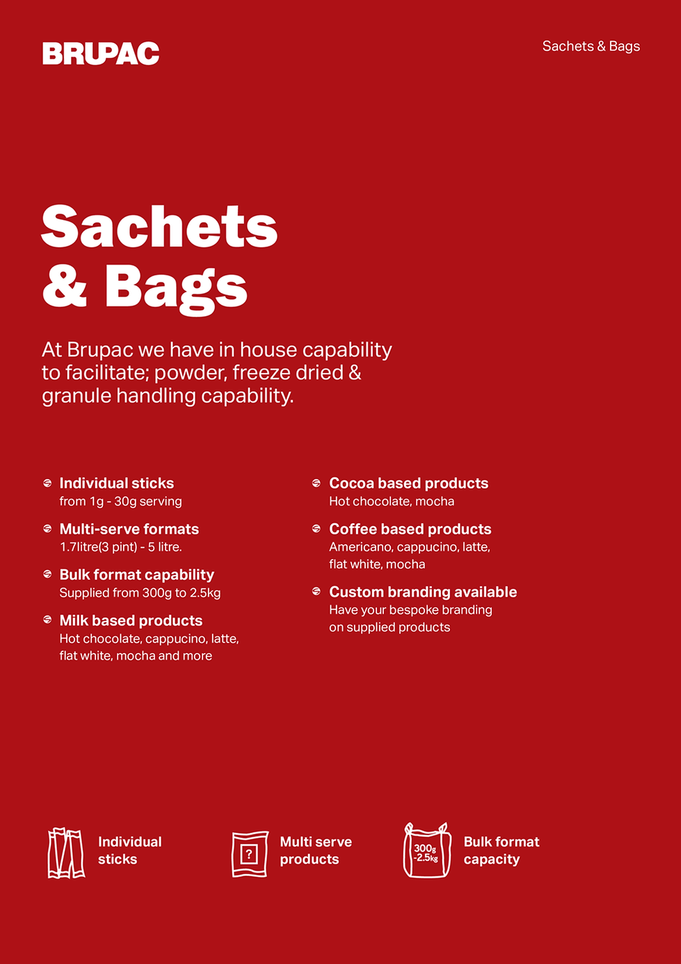 Sachets & Bags | Brupac