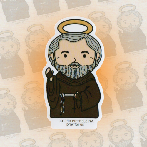 St. Pio Pietrlcina Sticker | Signs & Wonders
