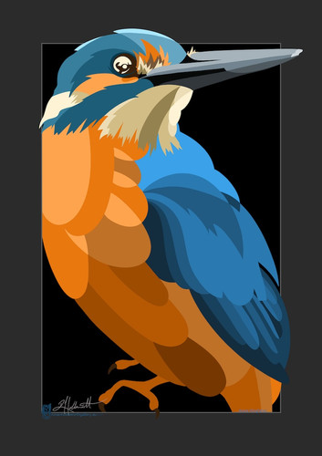 Kingfisher Art Print | RHG