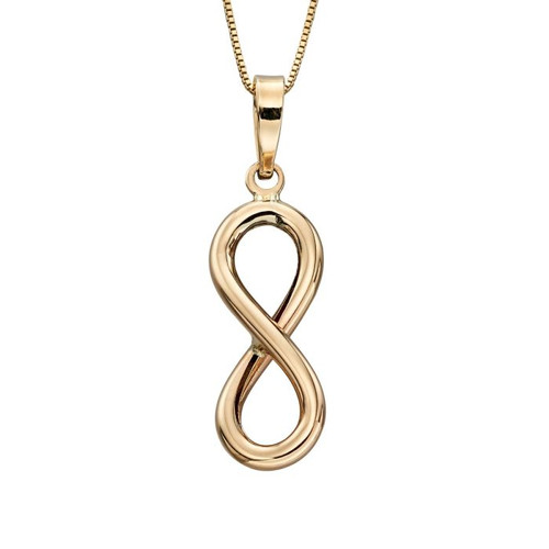 9ct Yellow Gold Infinity Symbol Pendant | Jago Jewellers