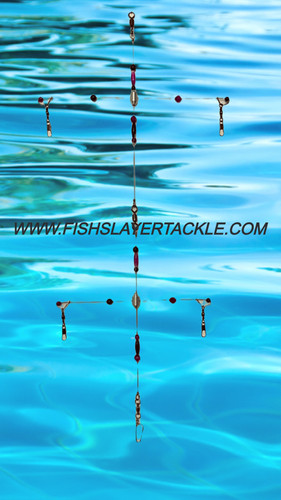 FISHSLAYER 4 ARM UMBRELLA RIGS NO Teasers | Fishslayer Tackle