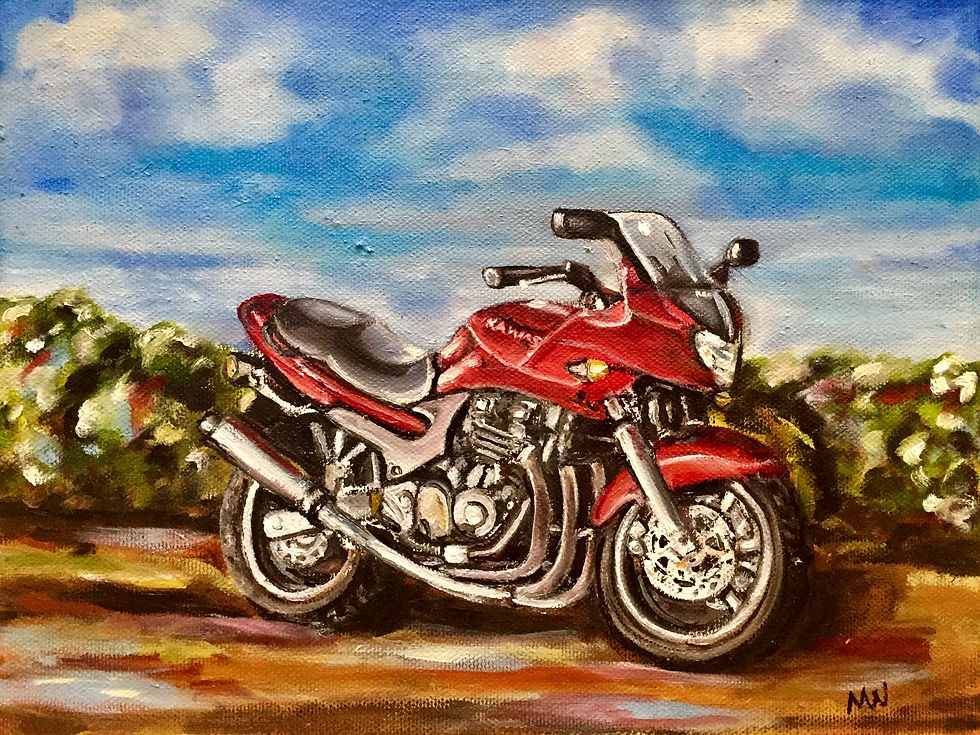 Custom Motorcycle Painting | Marie Williams