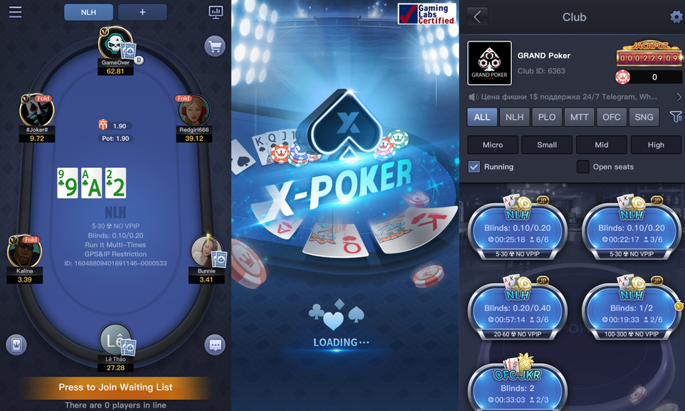 X-Poker, Newly Launched Play Money App