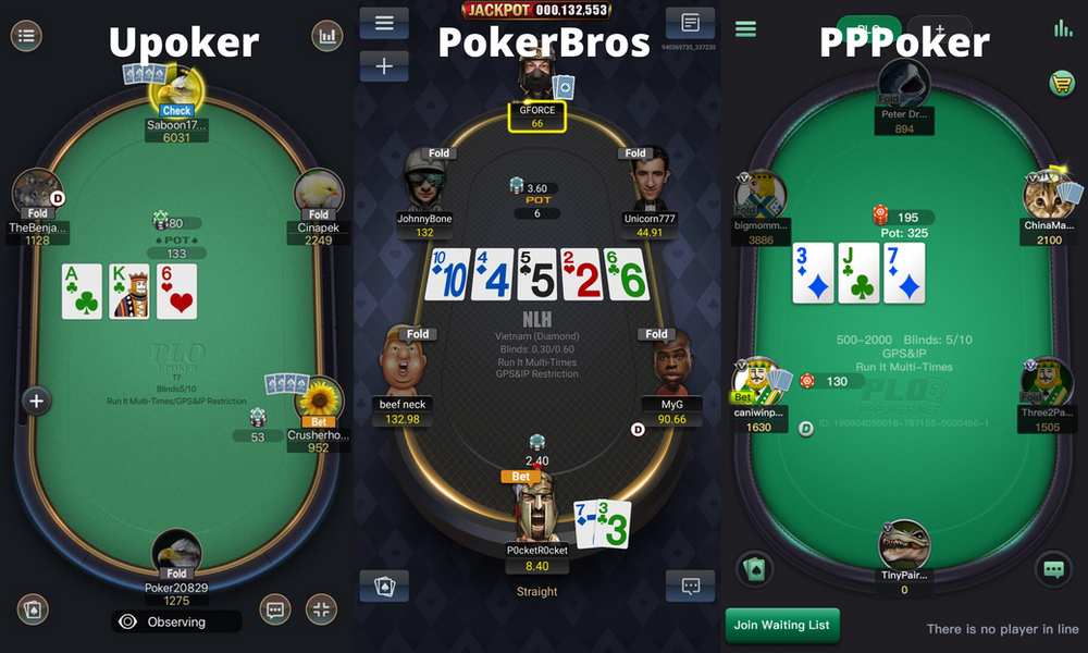 PokerBros, PPPoker, Upoker. Who Comes Out On Top?